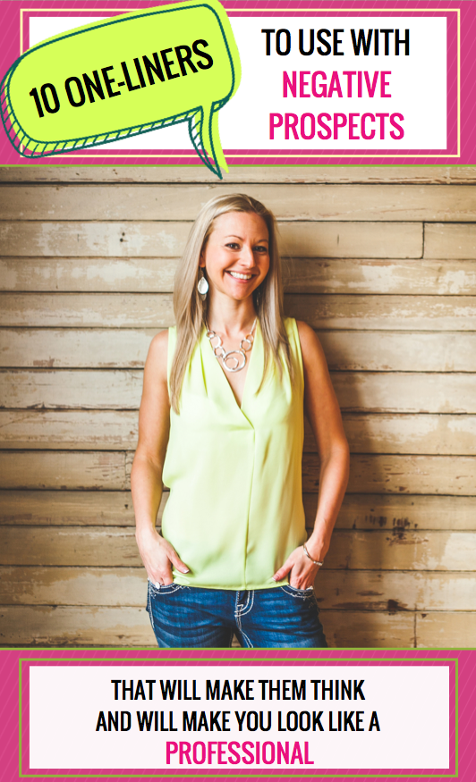 Network Marketing Training - How To Deal With Negative People & Prospects