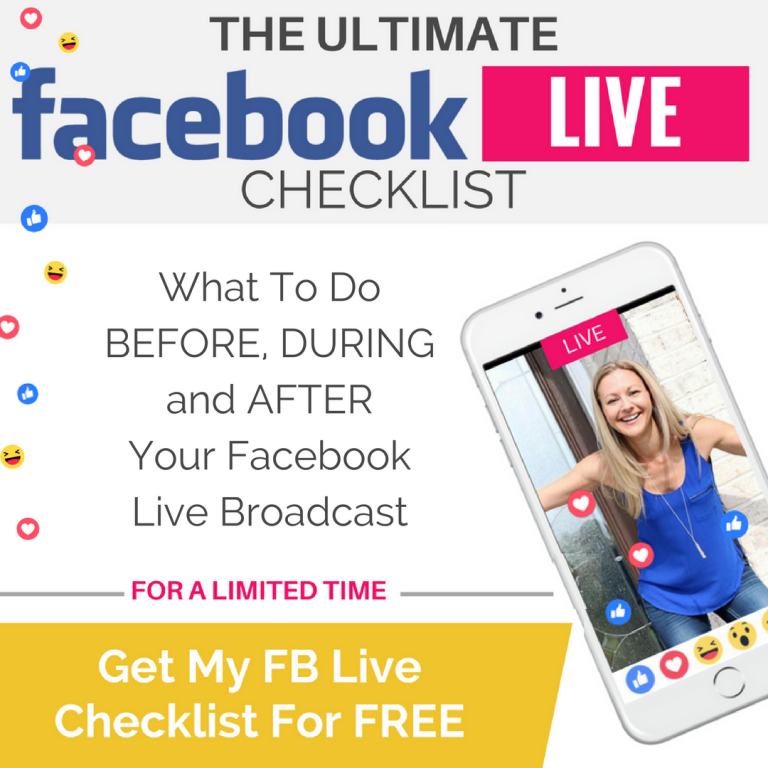 Facebook Live Tips - How To Do One Facebook Live A Week & Still Get Massive Sales In Your ...
